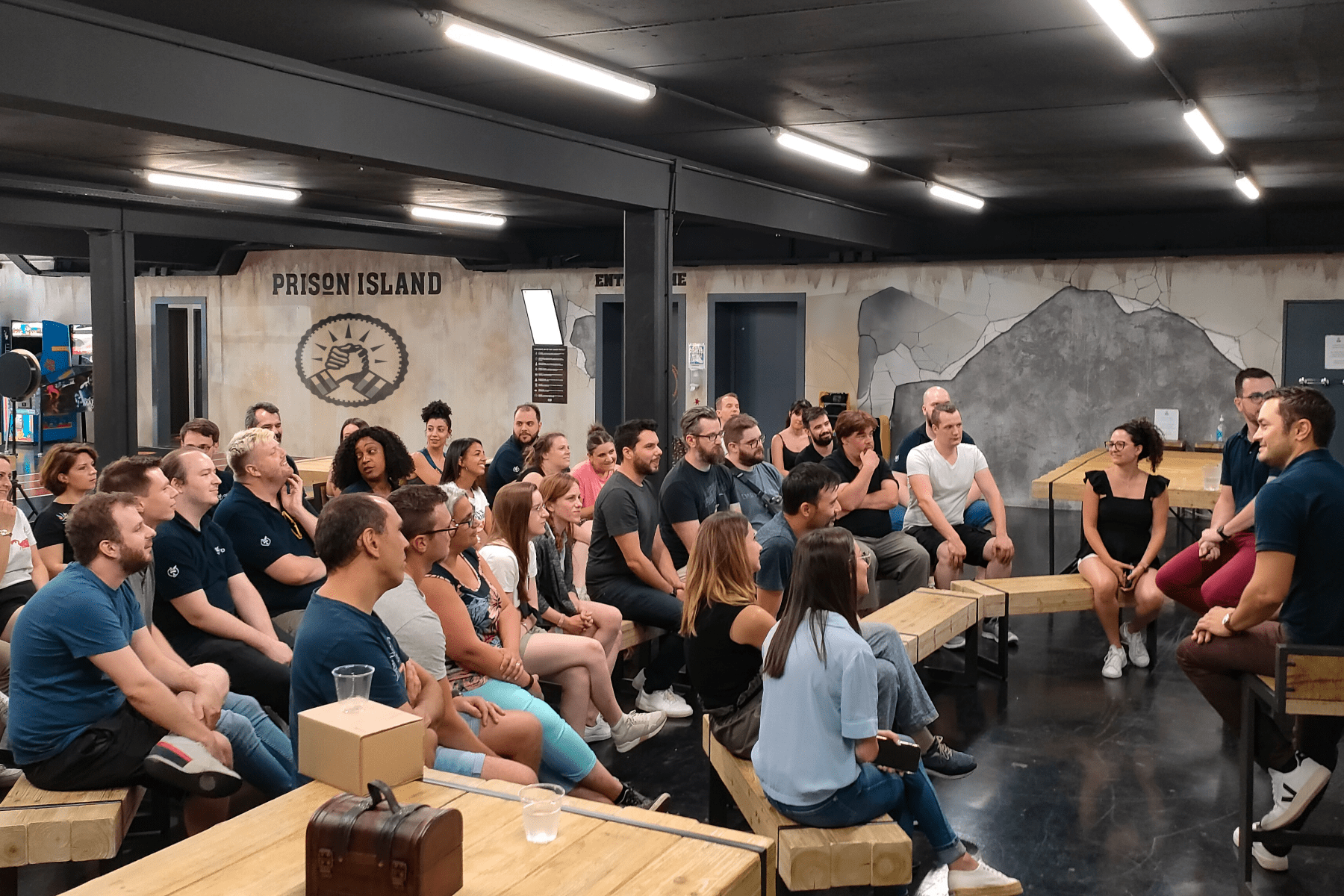 Team Building à Grenoble à Alcatraz Adventure